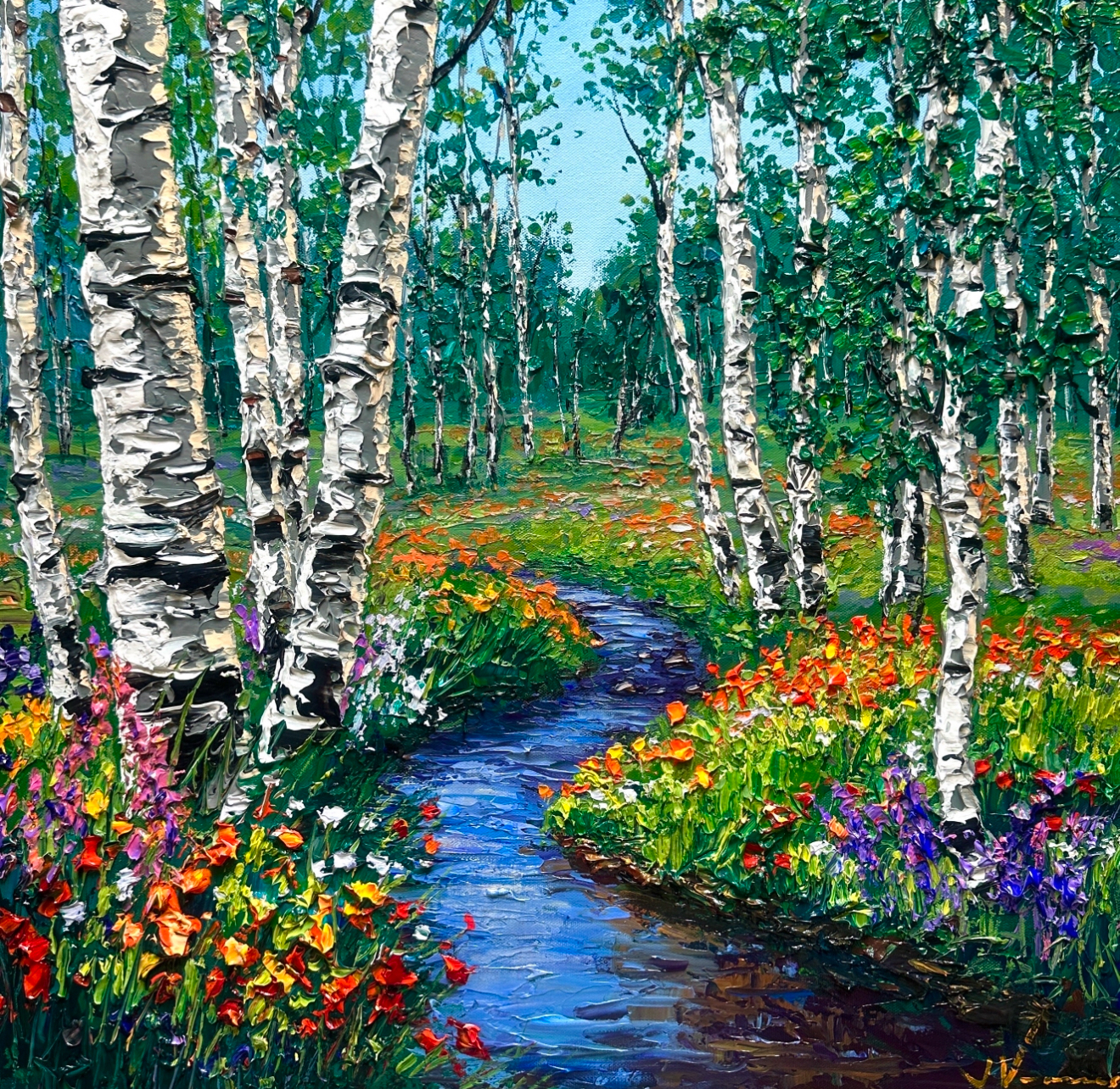 Enchanted Aspen Stream | Let's Dabble