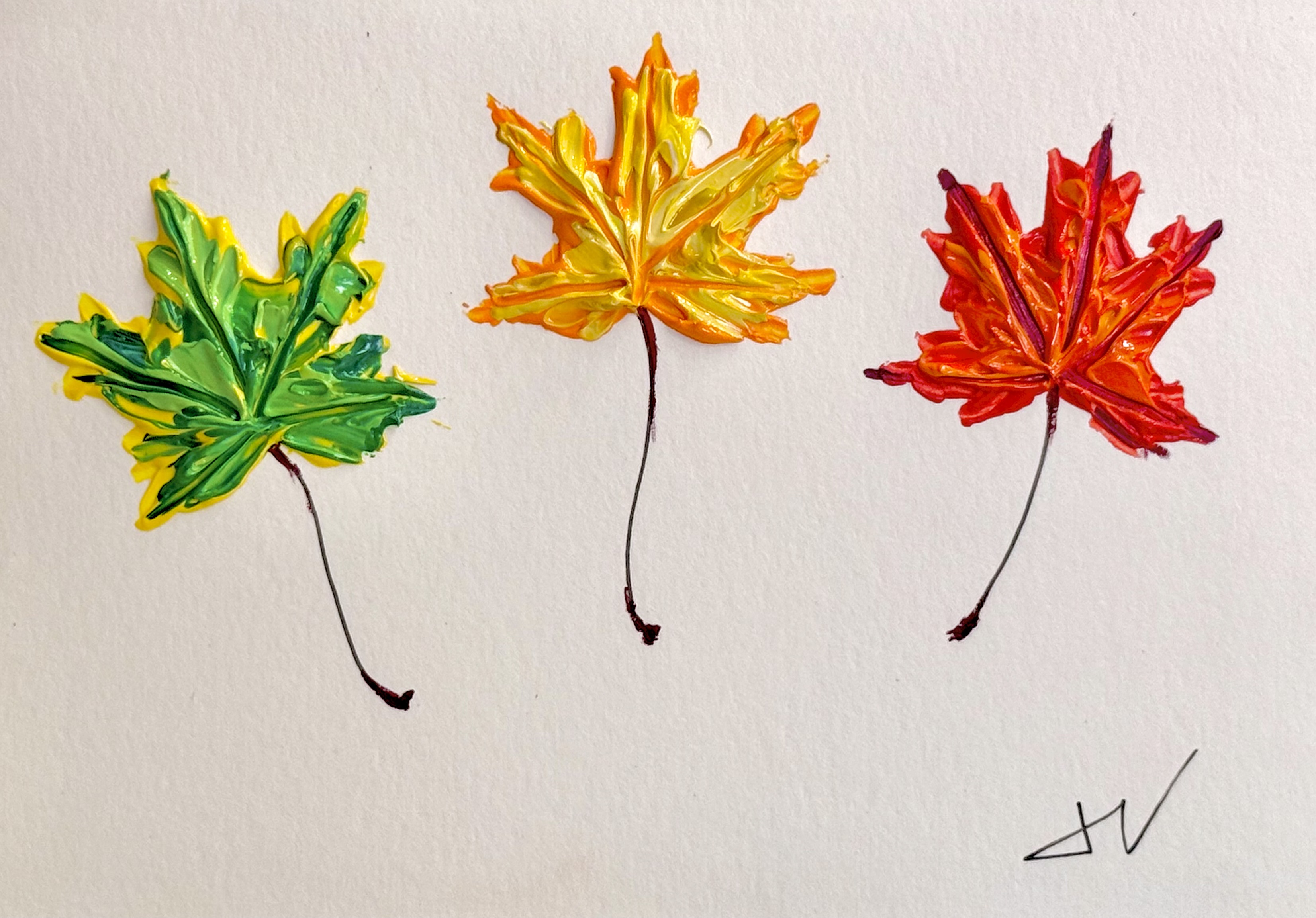 Maple Leaves | Let's Dabble
