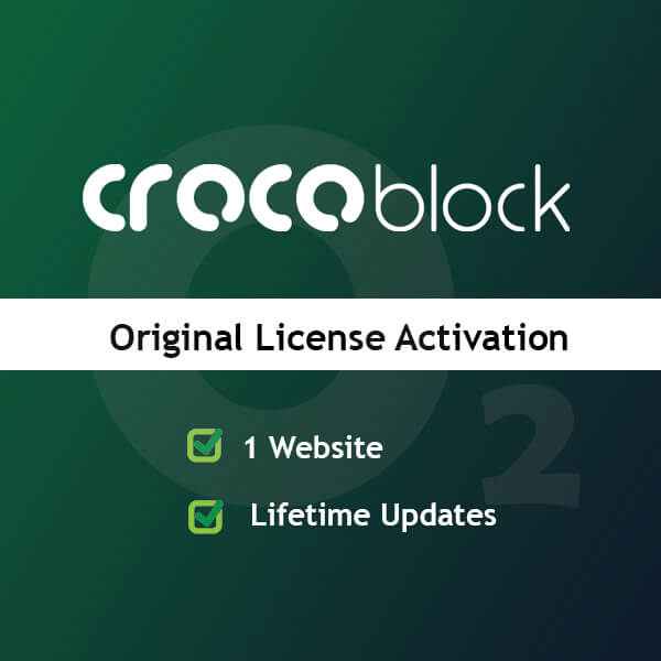 Crocoblock Jet Plugins Lifetime License | Official Activation & Update