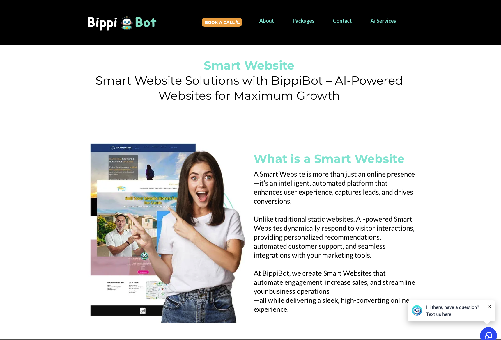 AI-Driven Smart Website Solutions | Elevate Your Online Presence
