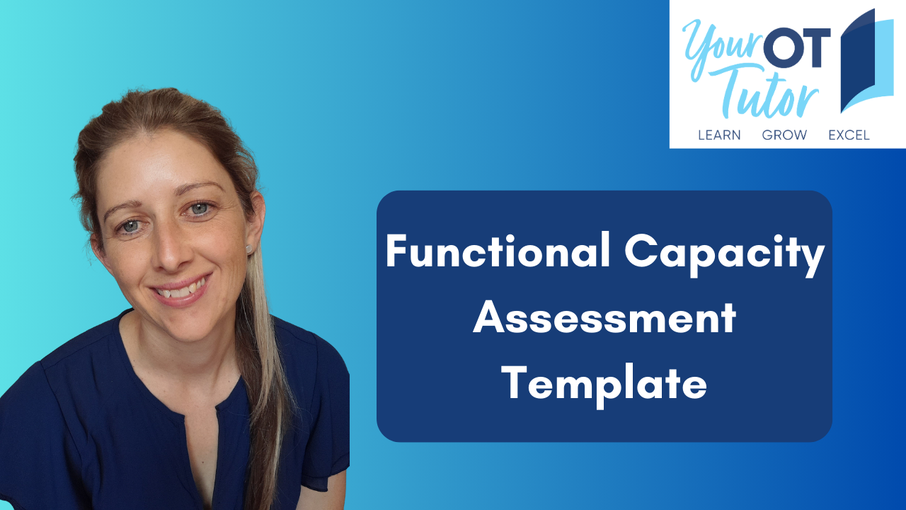 FCA template from Your OT Tutor