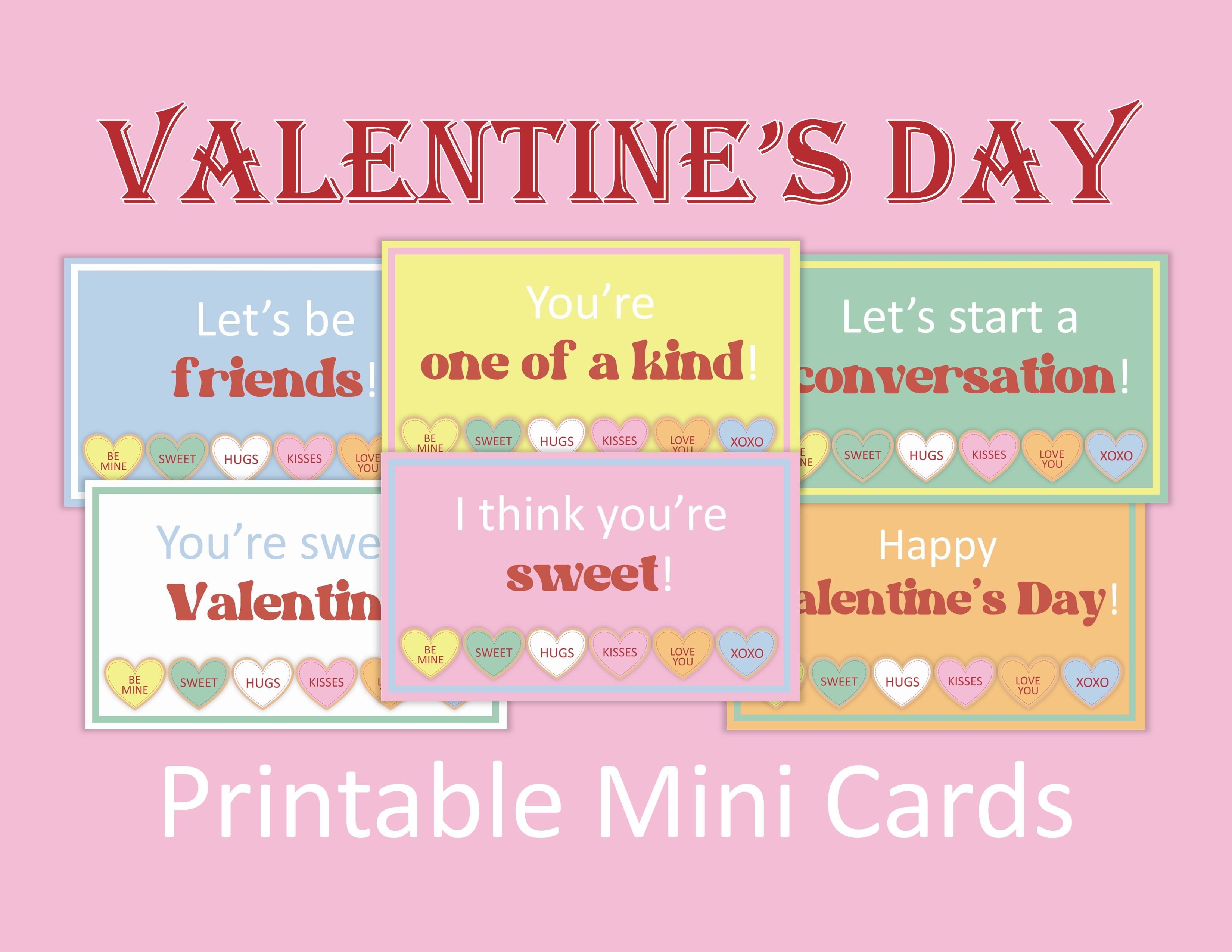 Spread Love at School with These Adorable Mini Valentine Cards