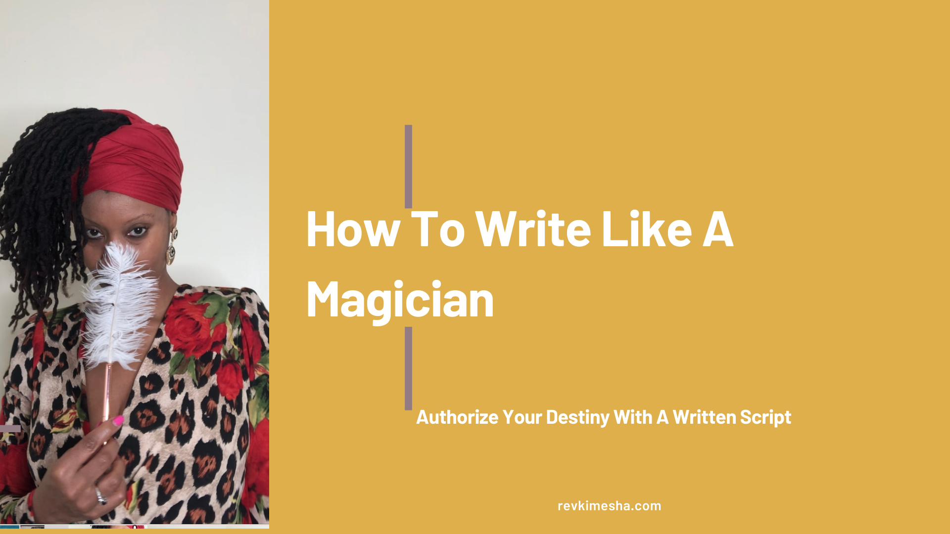 How To Write Like A Magician