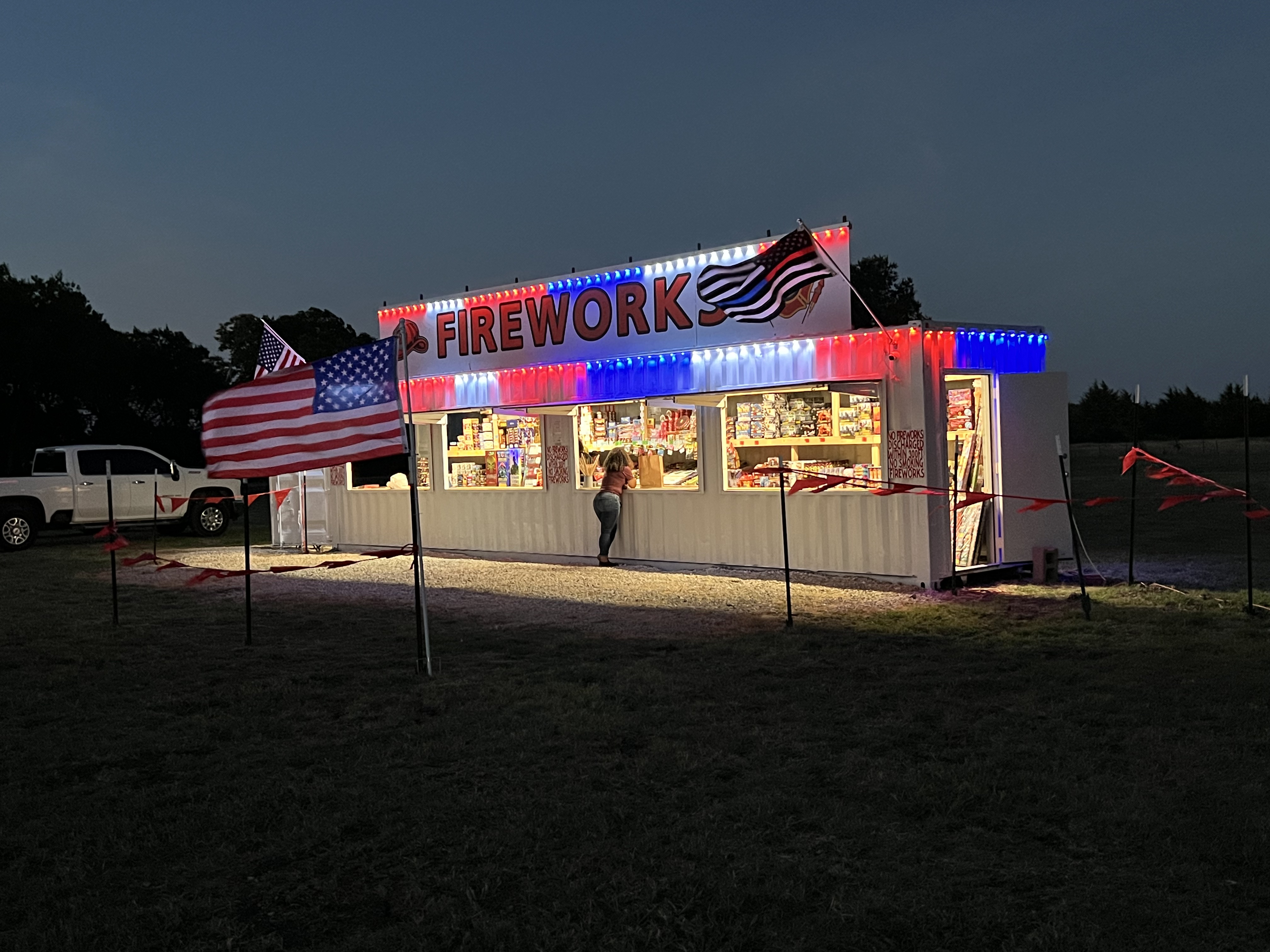 Texas Fireman Fireworks