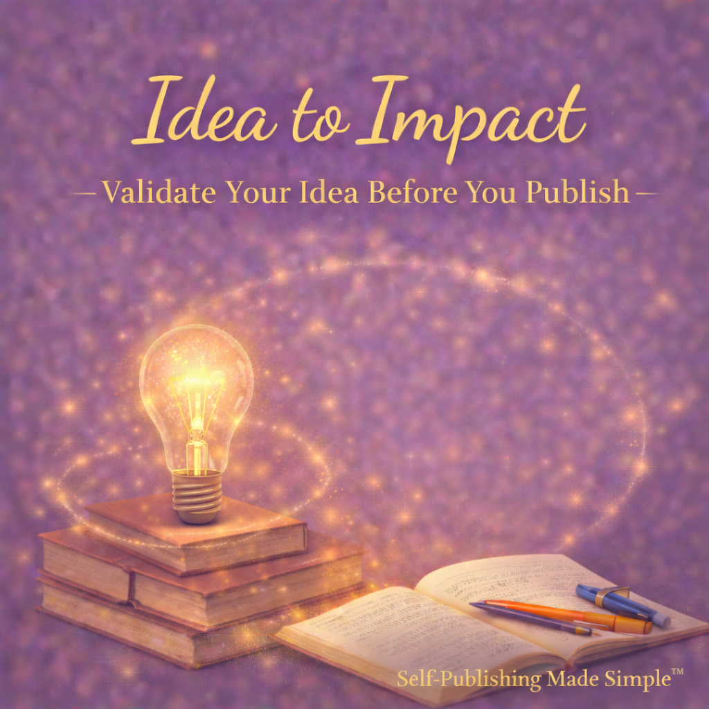Self Publishing Clarity Challenge | Validate Your Book Idea