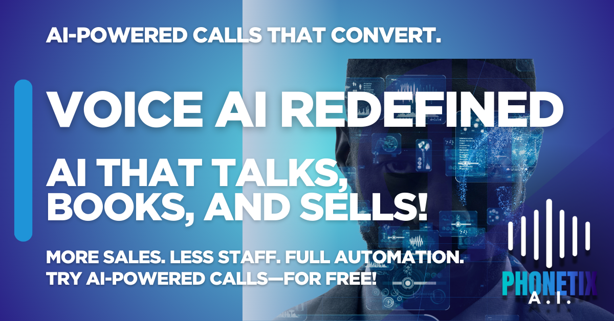 Phonetix AI – Voice AI That Books, Sells & Grows Your Business