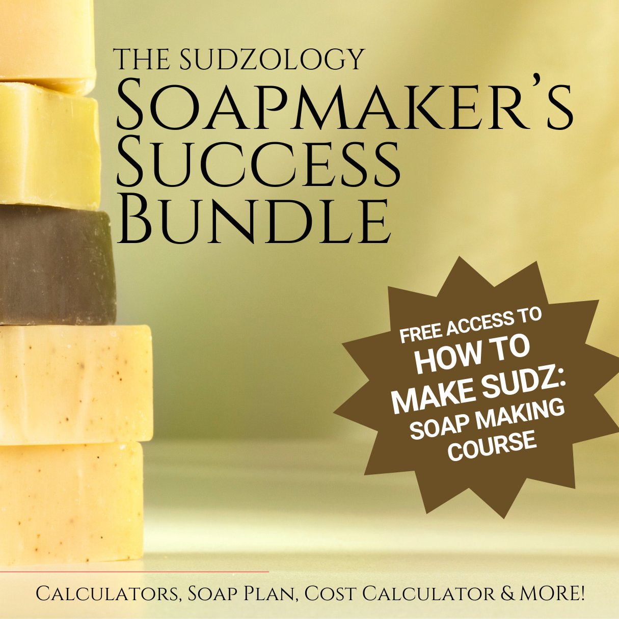 Soaping Digital Calculators & Journal (+ FREE 'HOW TO MAKE SOAP" COURS