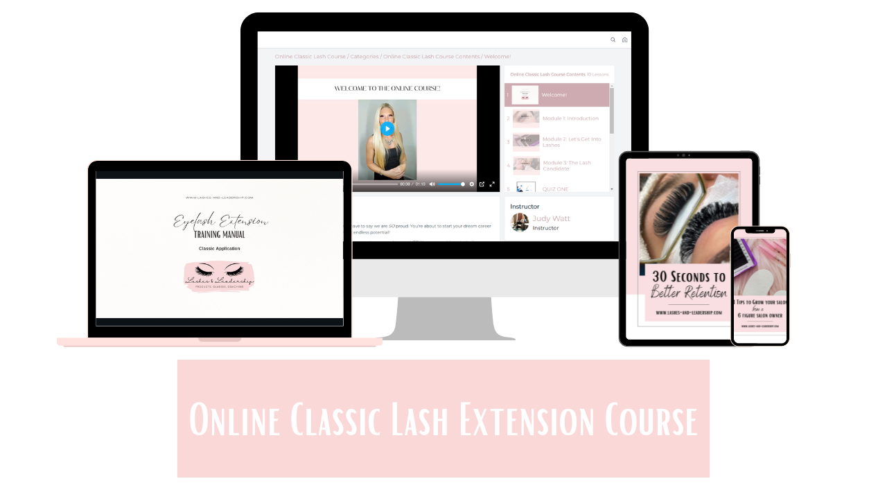 Classic Lash Extension Online Course