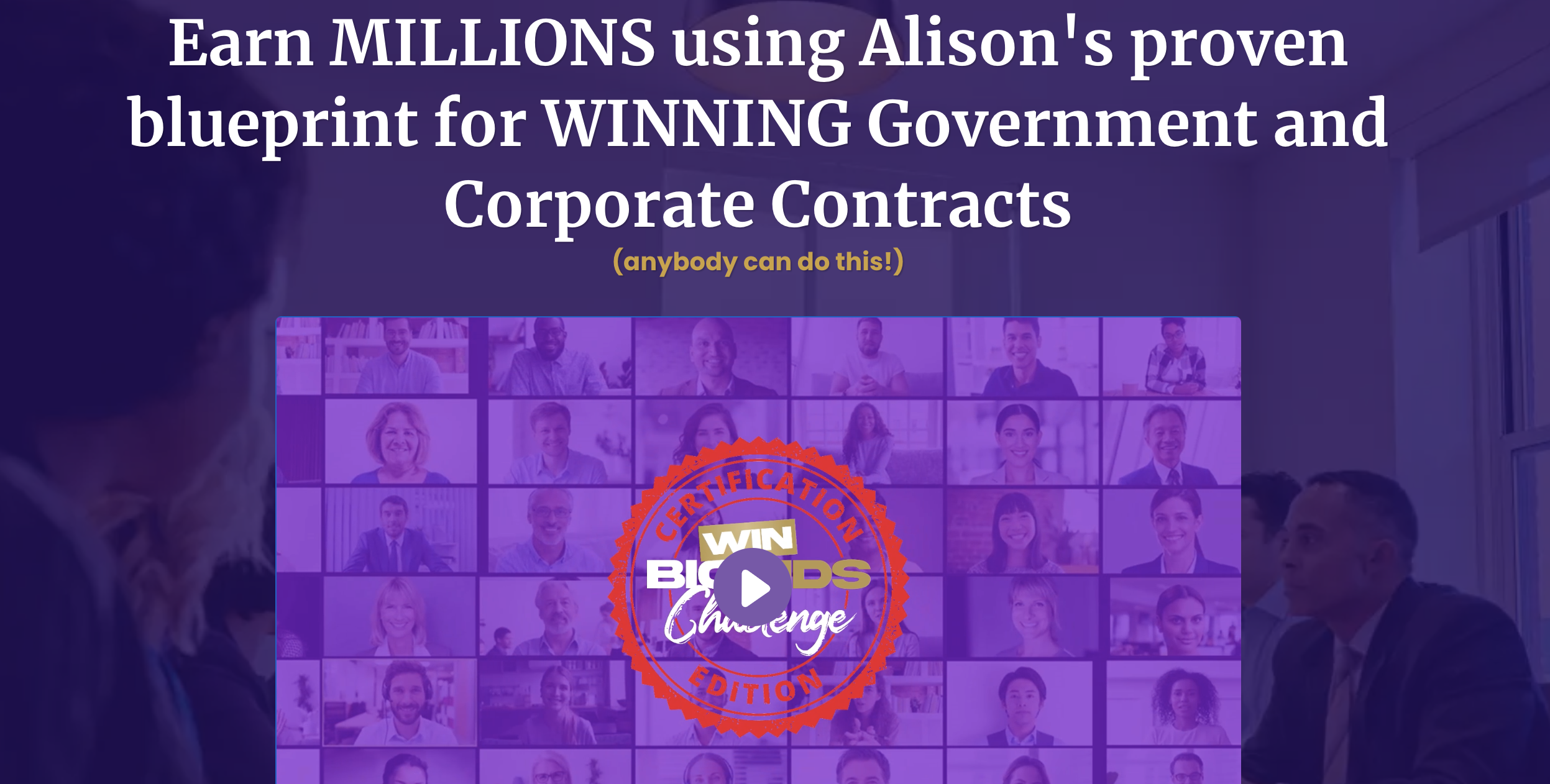 Join The Win Big Bids Challenge