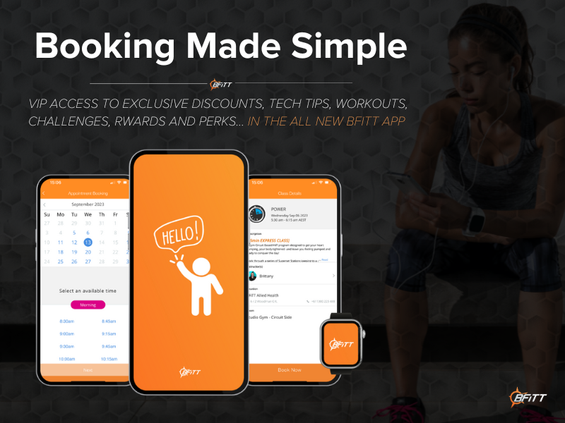 The All New BFiTT Booking App