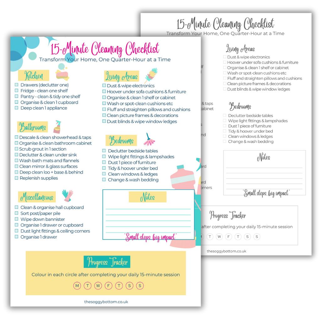 15-Minute Cleaning Checklist