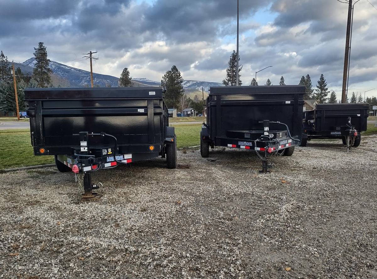 Load Trail Dump Trailers for Rent