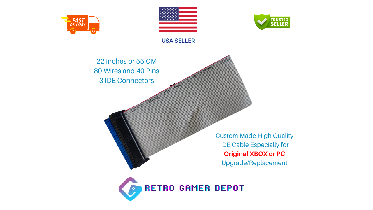 High-Quality Original Xbox IDE Cable | Replacement & Upgrade