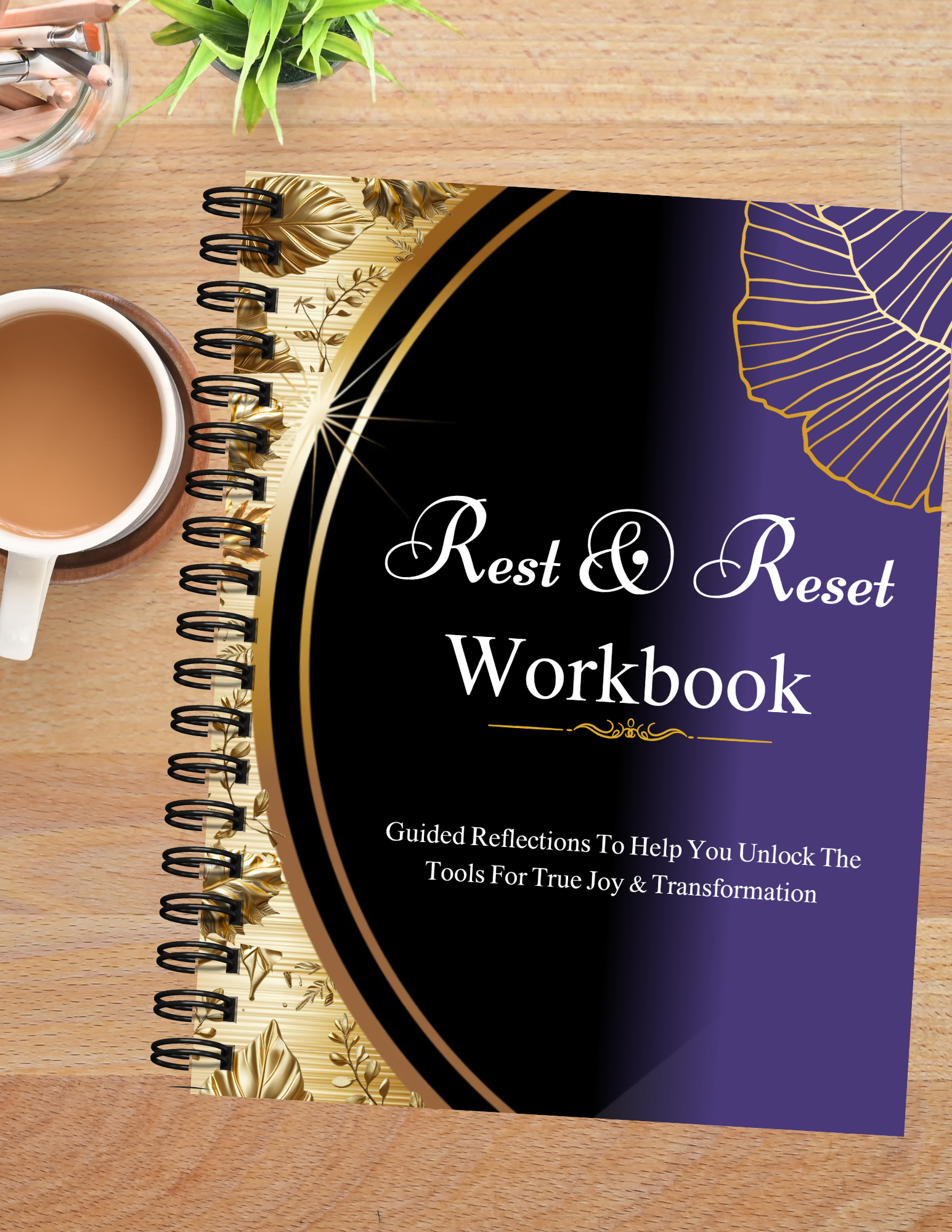 Rest & Reset Wellness Retreat Workbook for Women