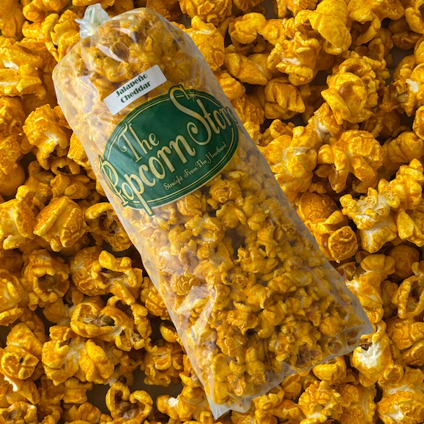 Jalapeño Cheddar Popcorn – Spicy, Savory & Bold Flavor | Sinful Treats