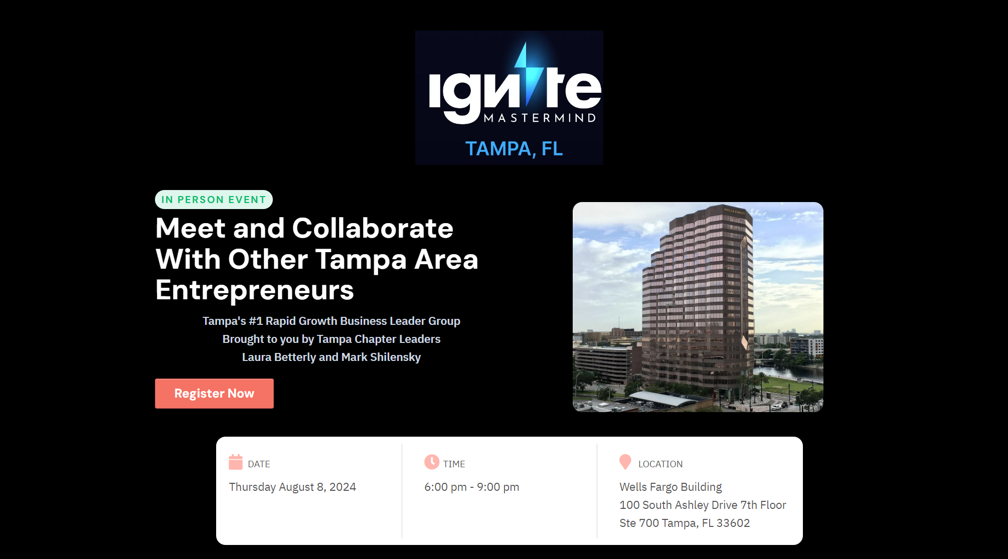 Ignite Event Registration