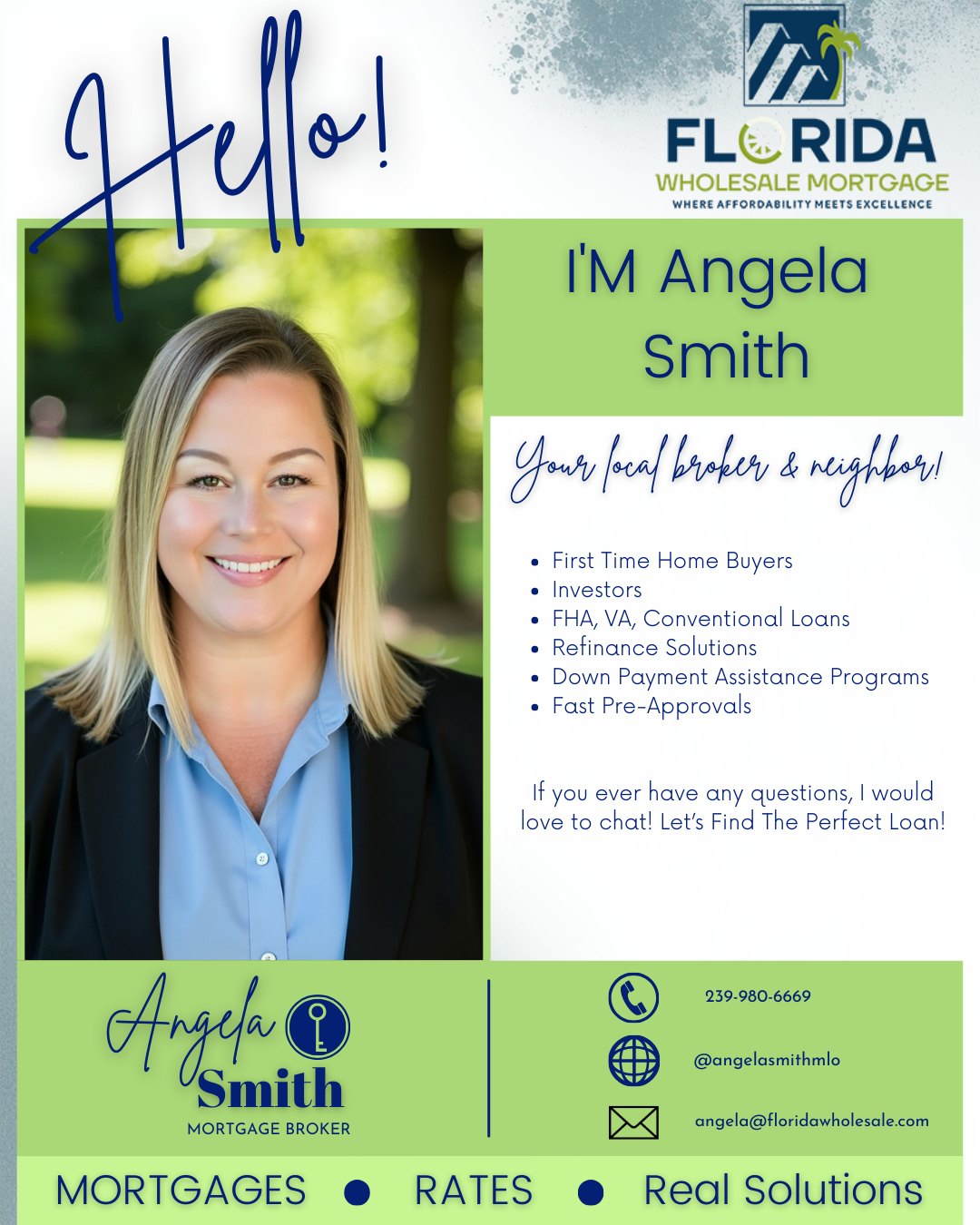 Angela Smith | SWFL Mortgage Loan Officer | Florida Wholesale Mortgage