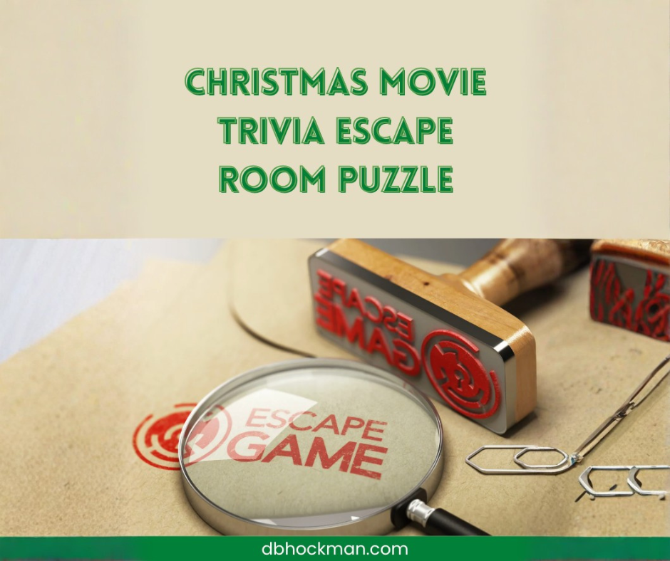 Christmas Movie Trivia Escape Room Puzzle
