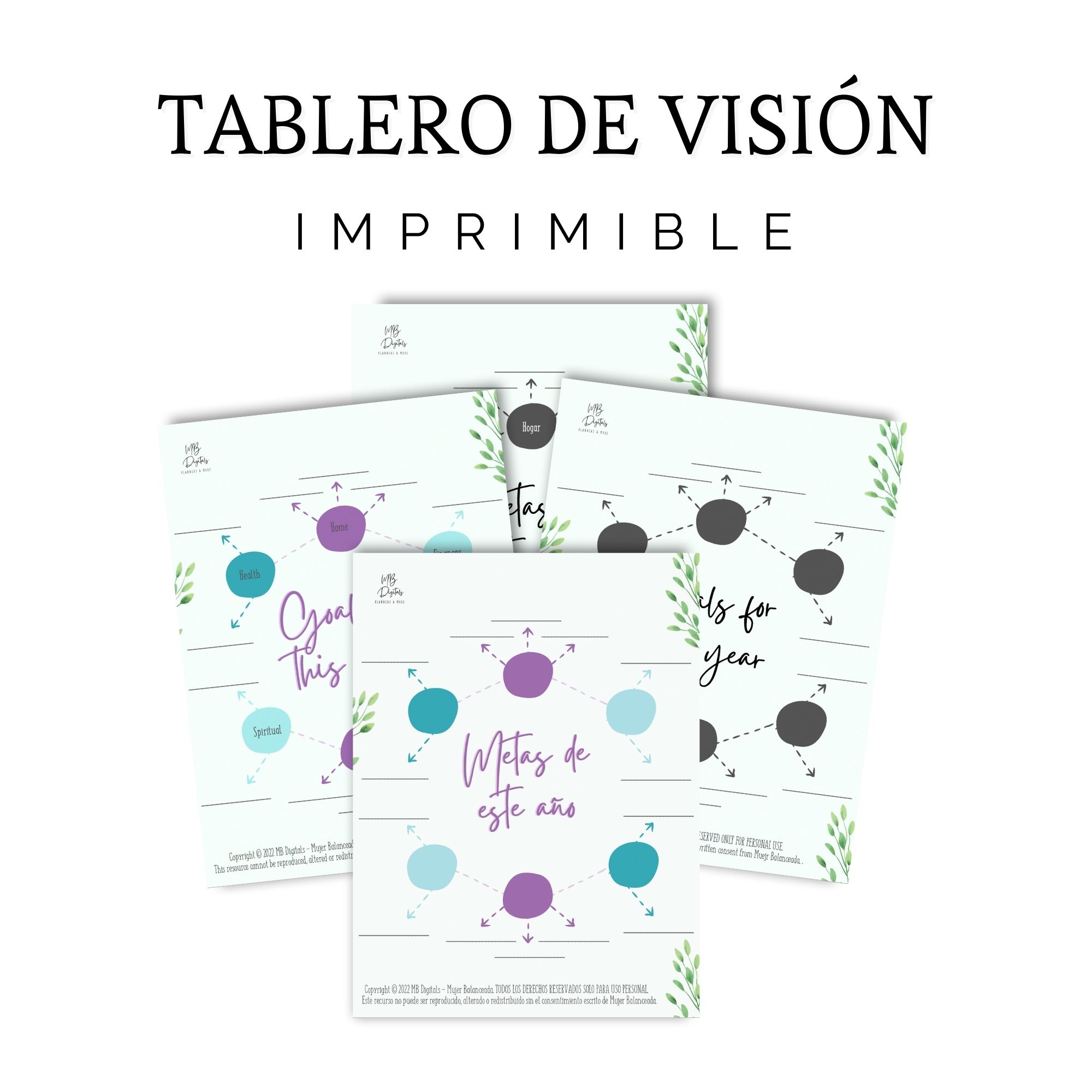 Tablero de Visión Imprimible