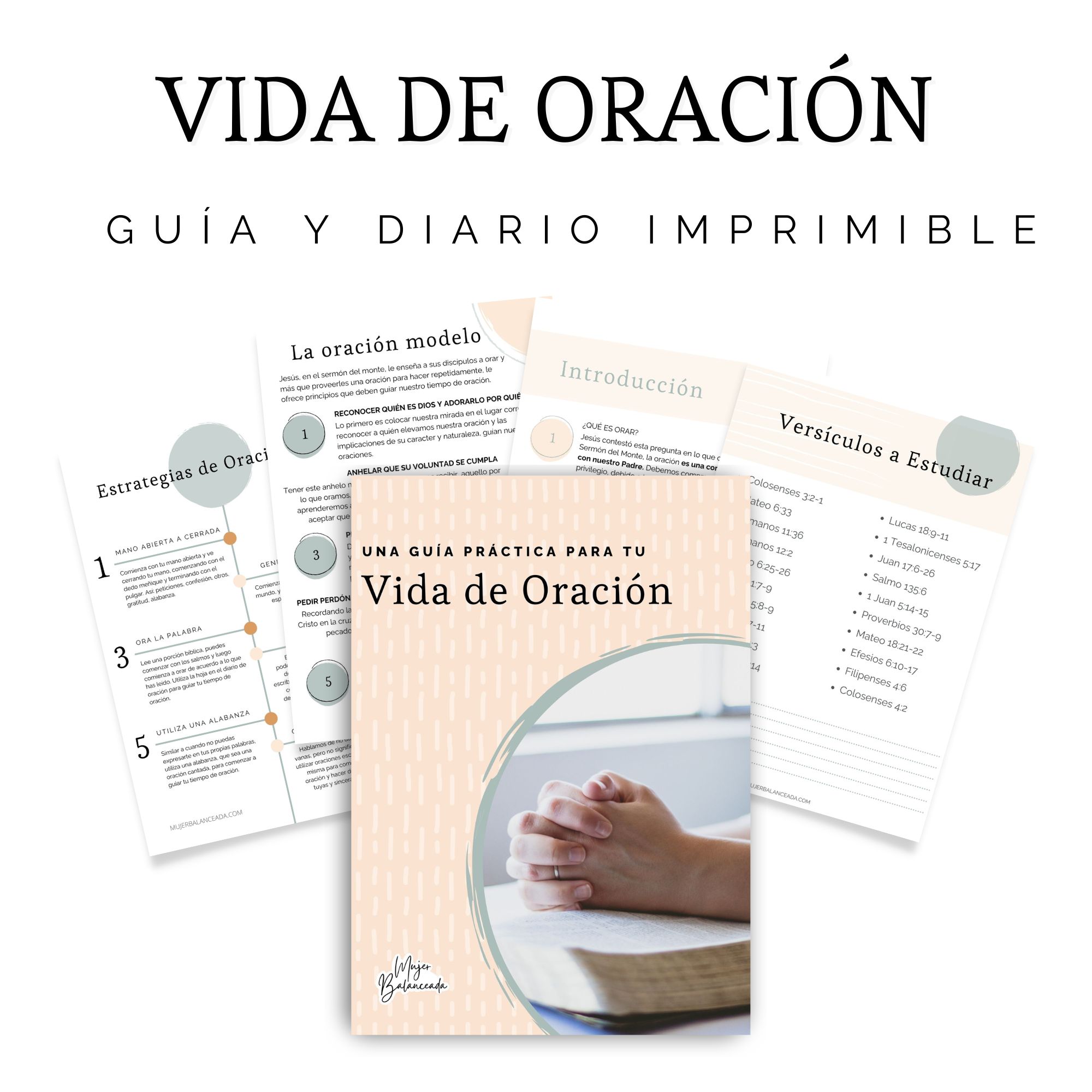 Guía Práctica de Oración Cristiana para Mujeres | PDF Imprimible