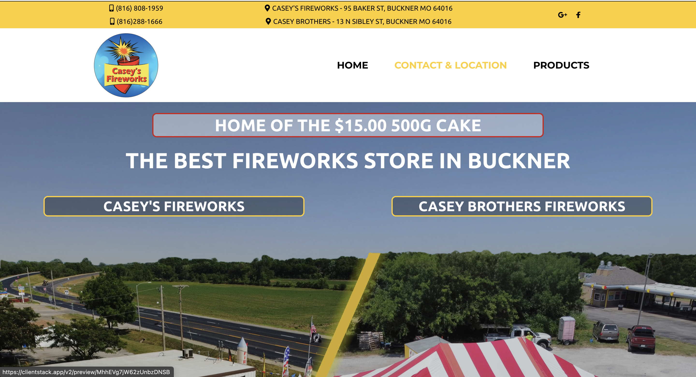 The Best Fireworks Stand in Buckner