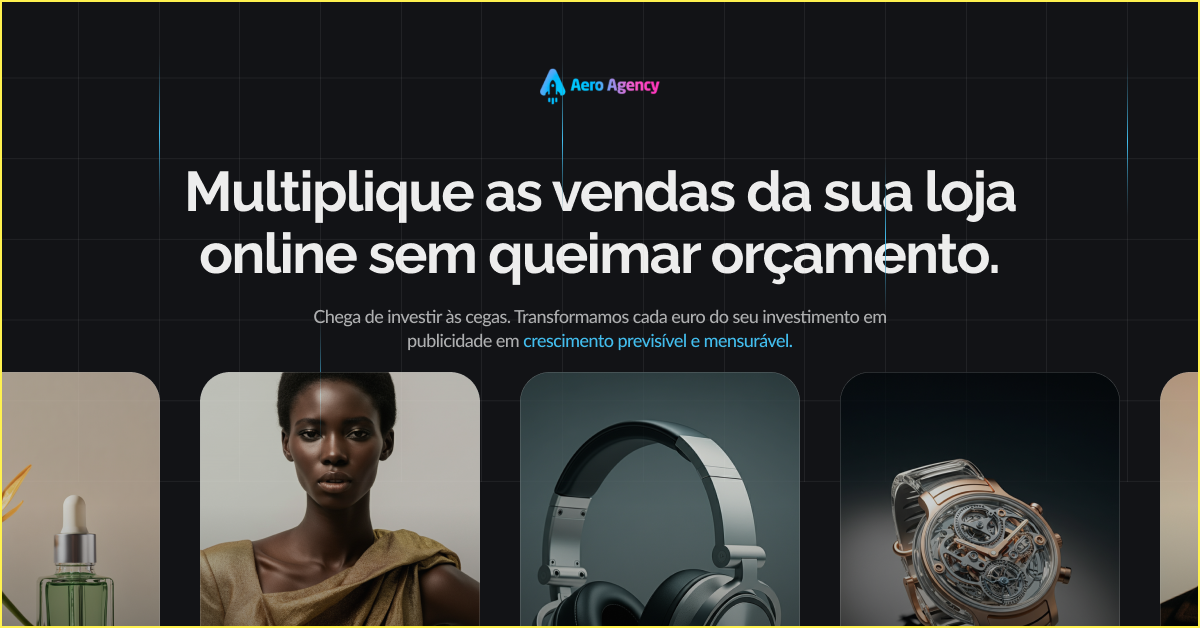 Aero Commerce: Transforme Investimento em Vendas Online Previsíveis
