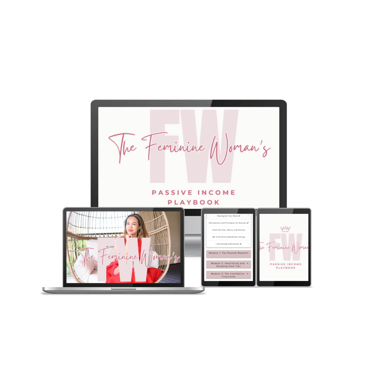 The Feminine Woman's Passive Income Playbook with Master Resell Rights