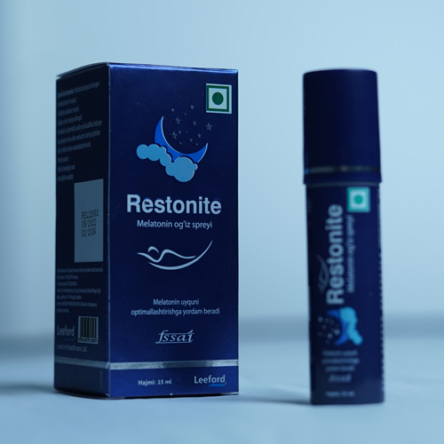 Melatoninli RESTONITE Spreyini sotib oling va surunkali uyqusizlik va ...