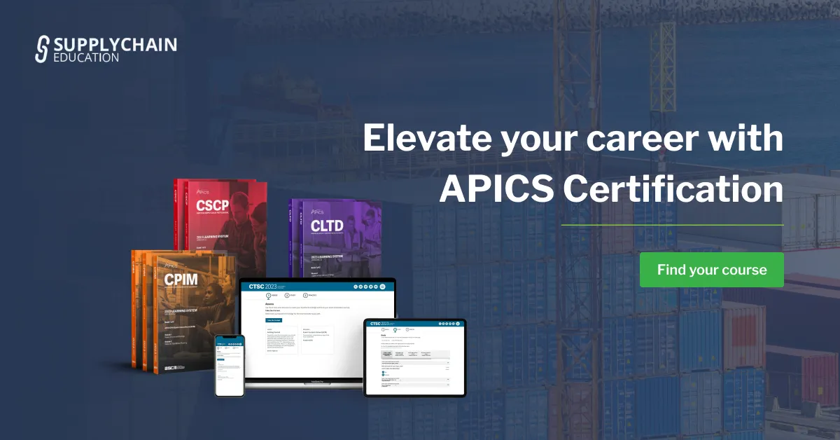 Order Your Apics Course Now - Supply Chain Education