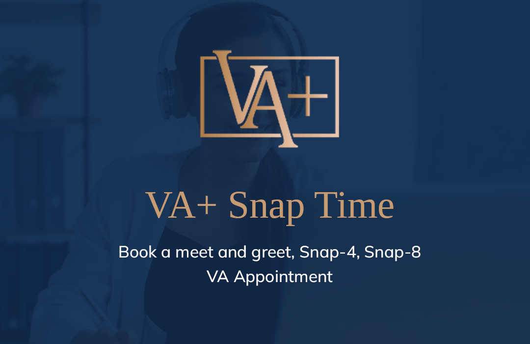 VA+ Snap VA Virtual Assistant Booking Page