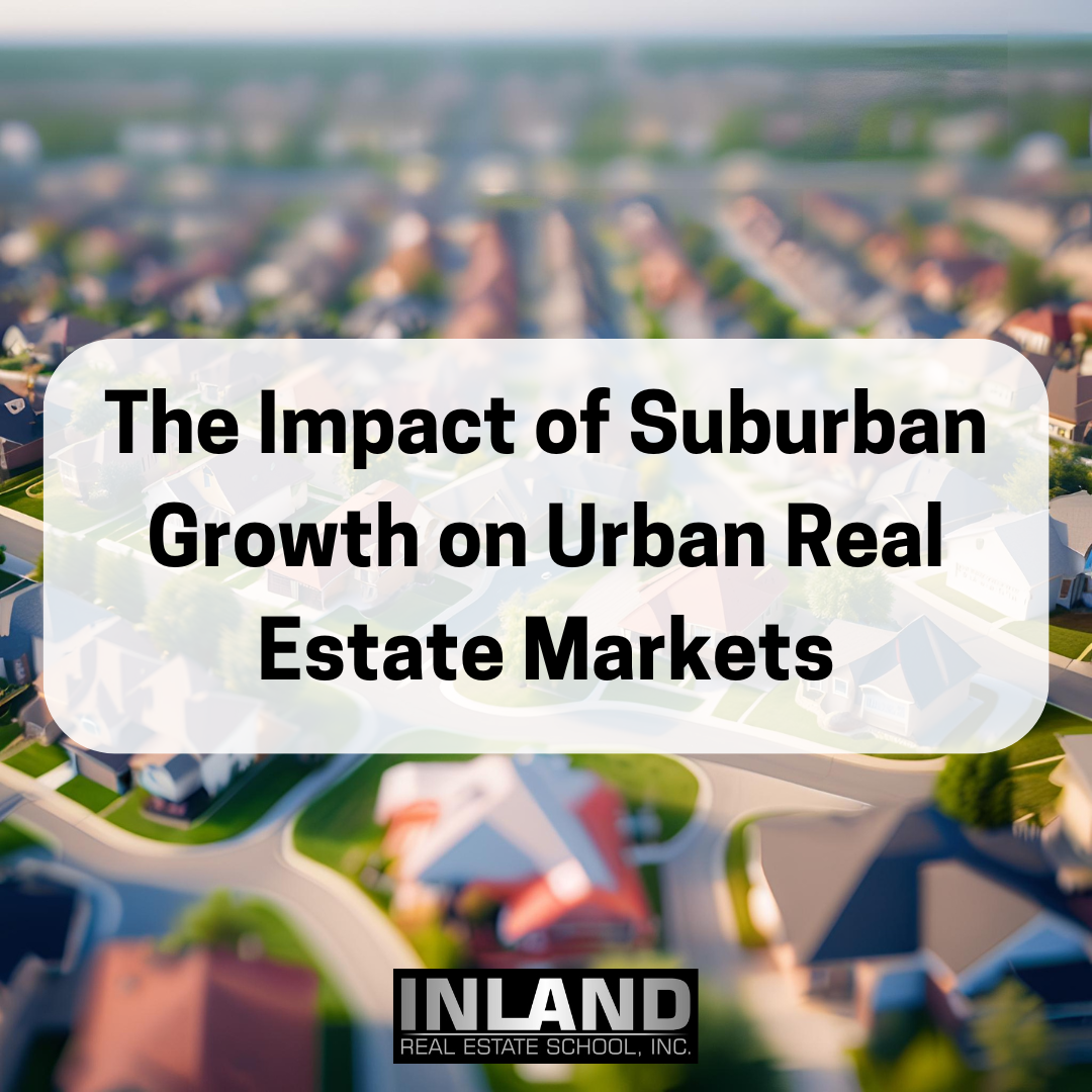 The Impact of Suburban Growth on Urban Real Estate Markets