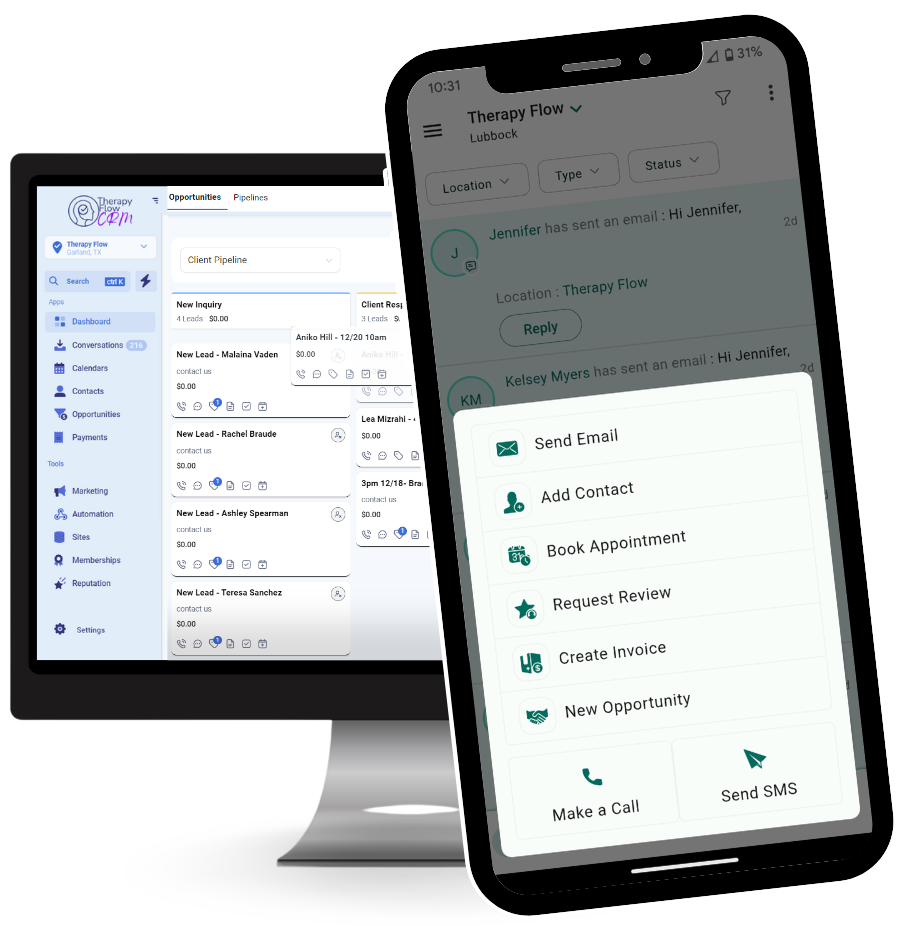 Therapy Flow CRM | For Therapy Practices