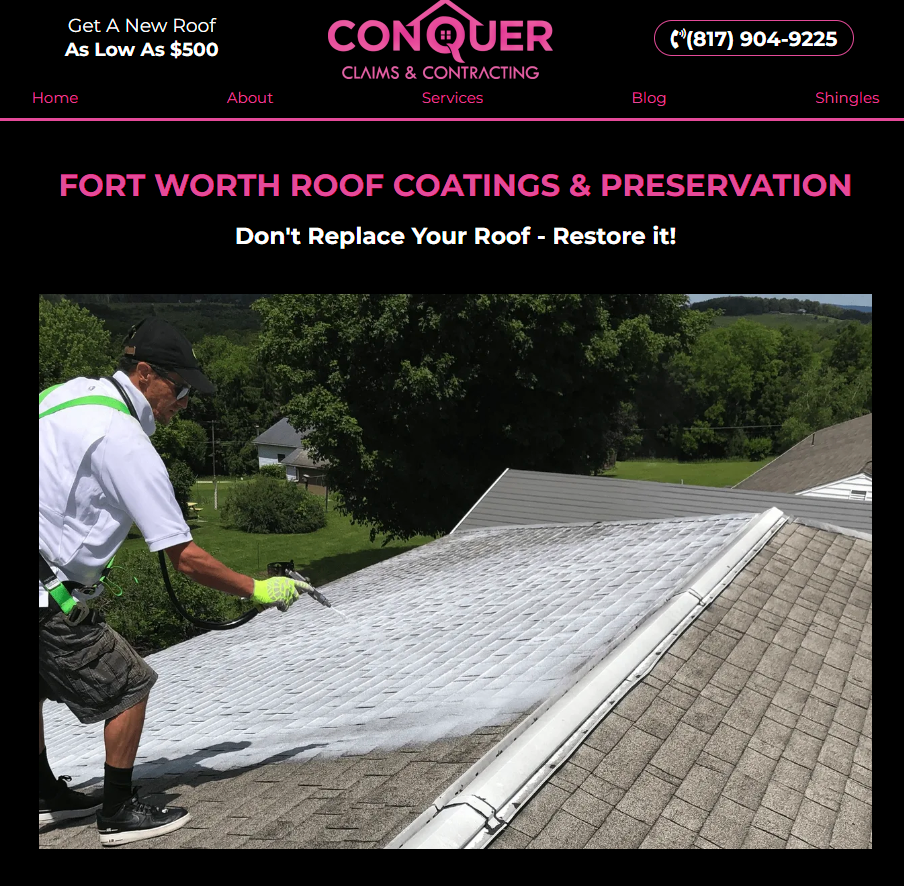 FORT WORTH ROOF COATINGS - Extend the Life of Your Roof