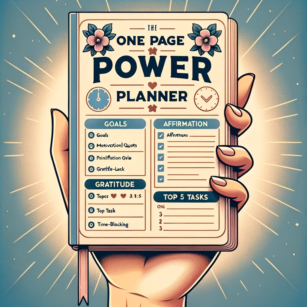 One Page Power Planner