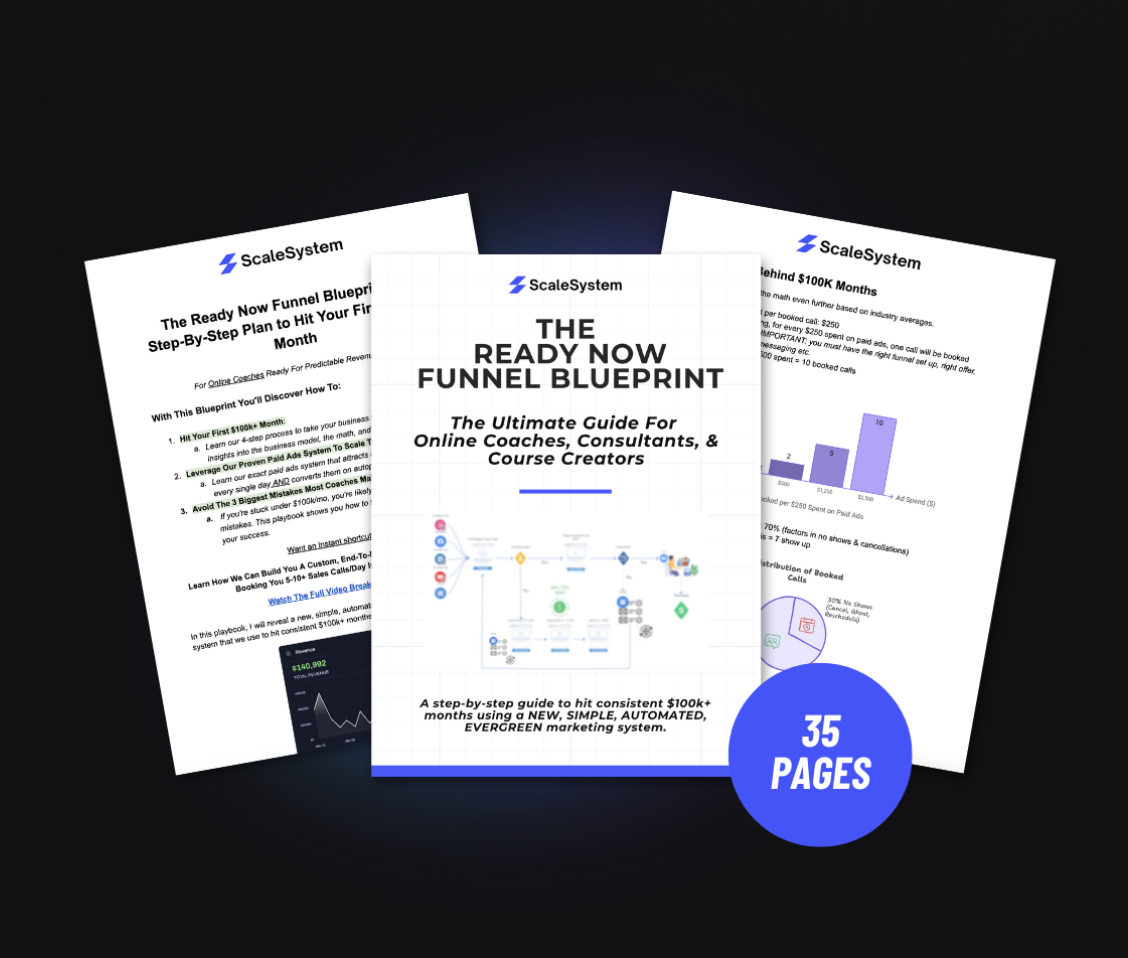 The Ready Now Funnel Blueprint For Online Coaches & Consultants