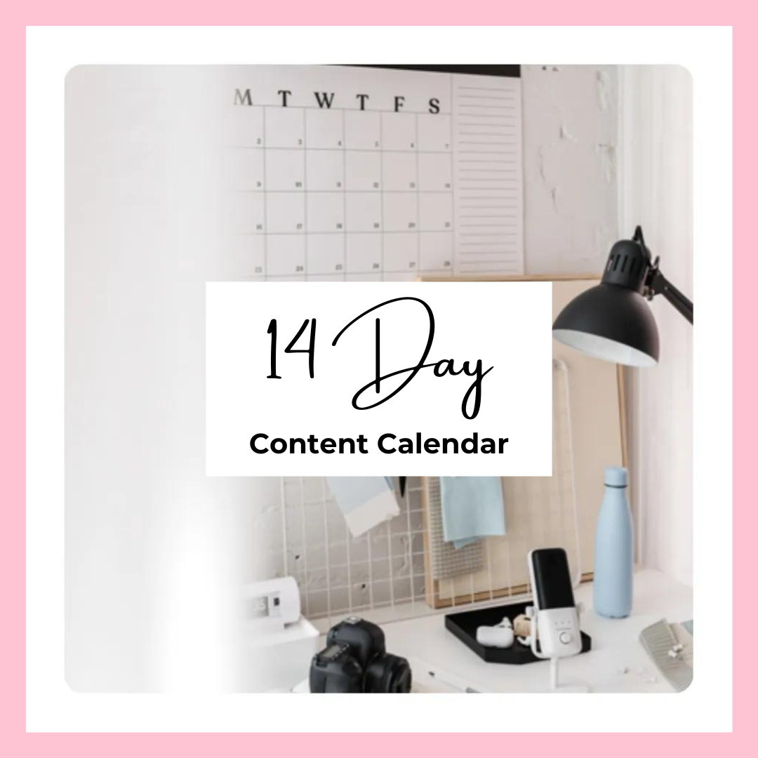 14-Day Content Calendar - My Gift to YOU