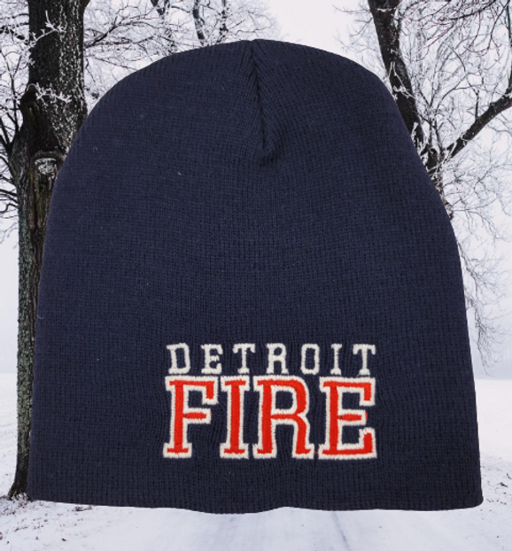 Detroit FIRE Knit hat