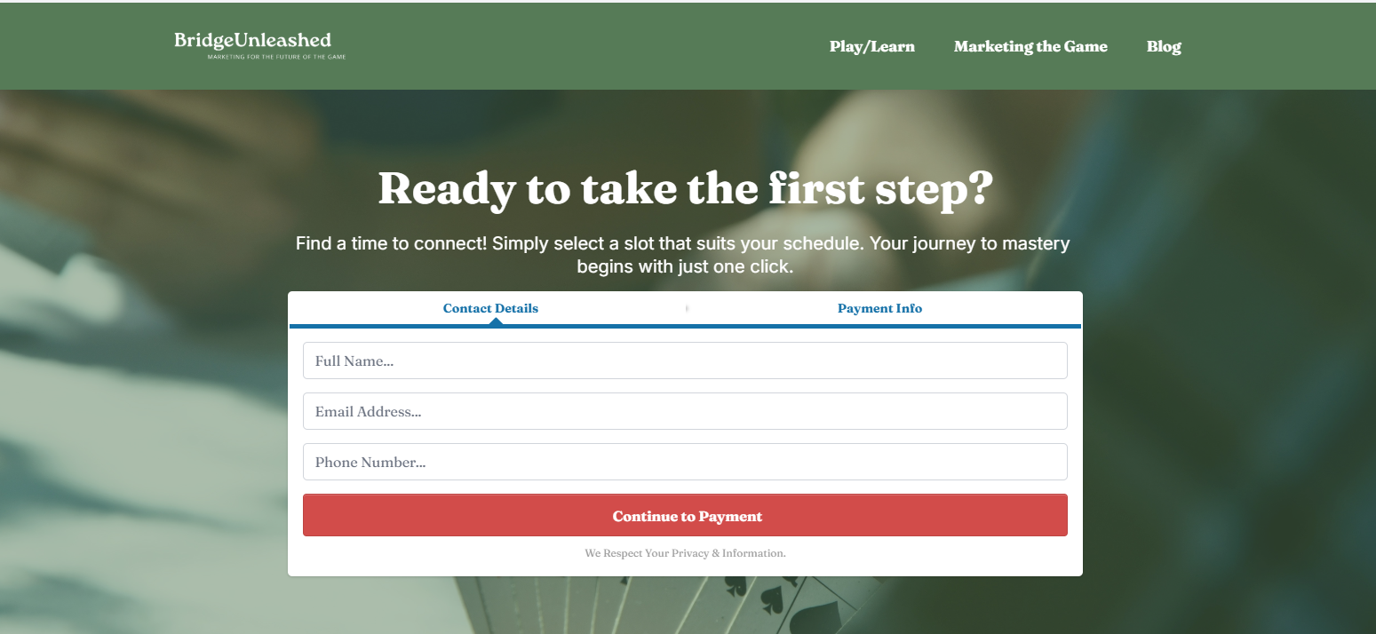 Secure Your Spot with Bridge Unleashed | Easy Checkout for Bridge Fans