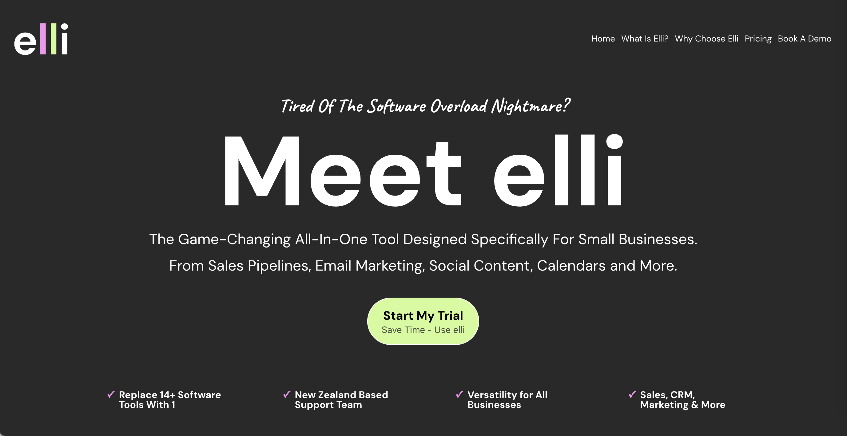 Tired Of The Software Overload Nightmare? | Meet Elli