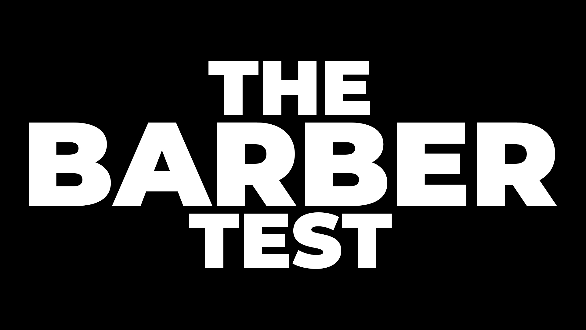 The Barber Test
