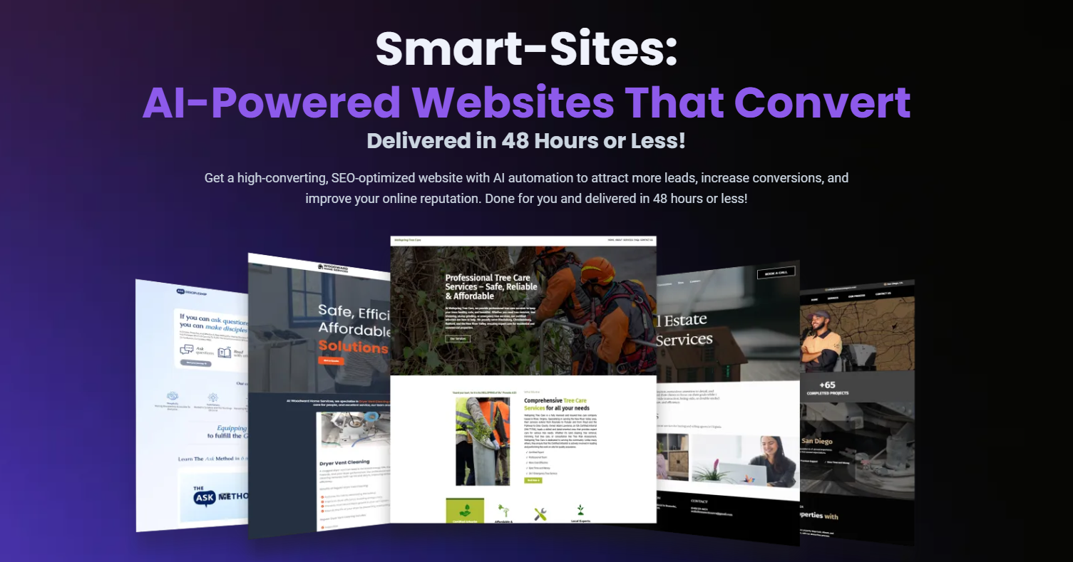Smart-Sites: AI-Powered Websites | Get More Calls & Leads