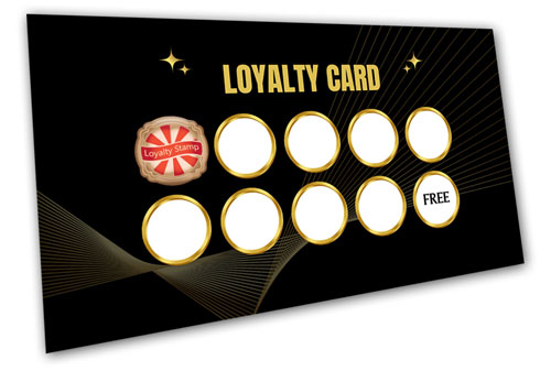 Rewards - Collect Loyalty Stamps at Each Visit.