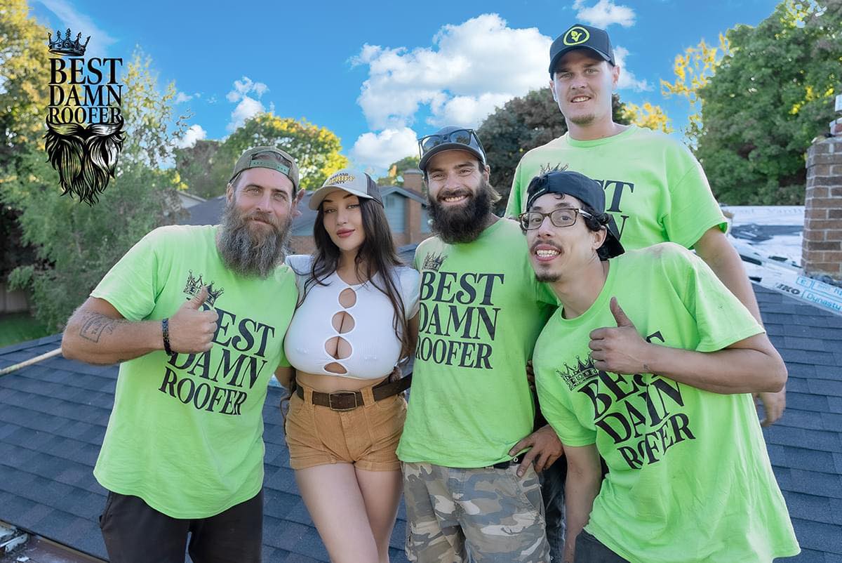 Best Damn Roofer Shirt