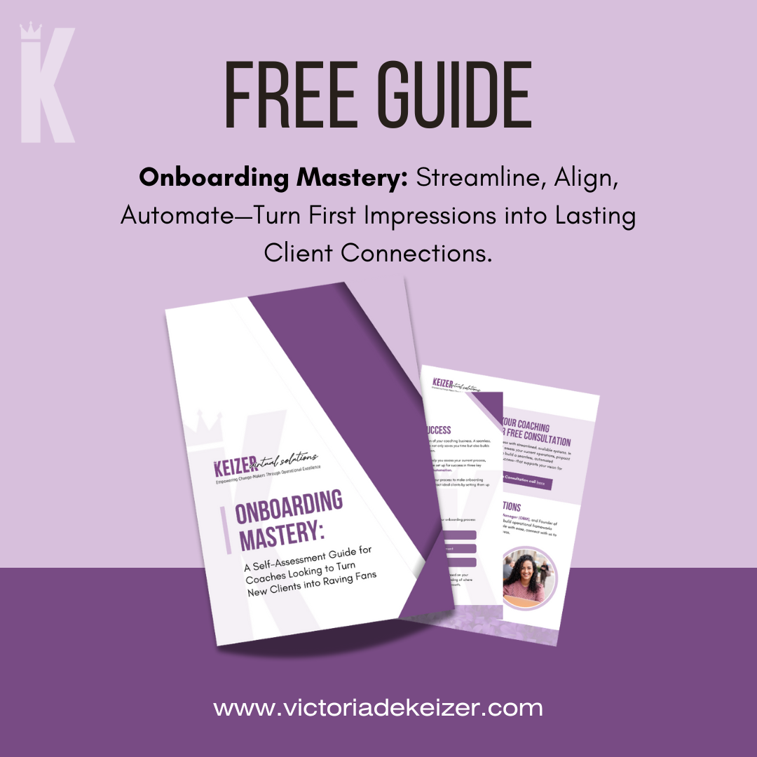 Onboarding Mastery: A Self-Assessment Guide for Coaches Ready to Turn New Clients into Raving Fans