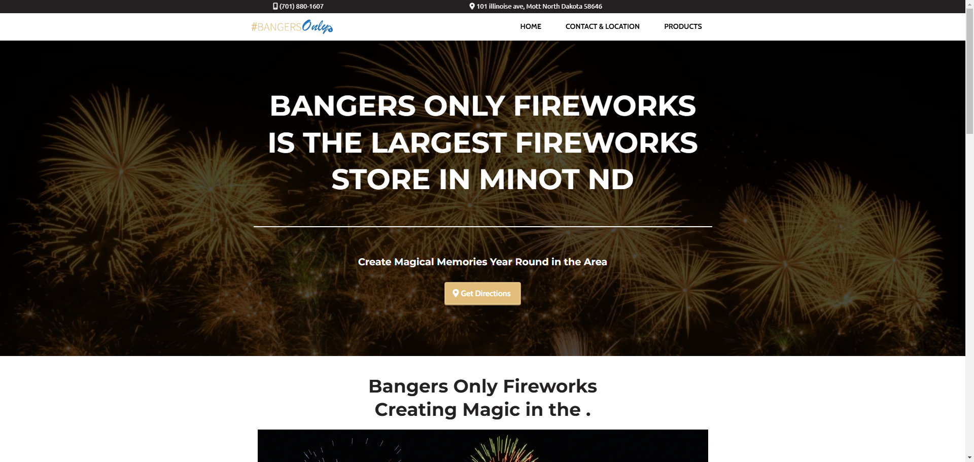 Bangers Only Fireworks | Mott's Top Fireworks Stand