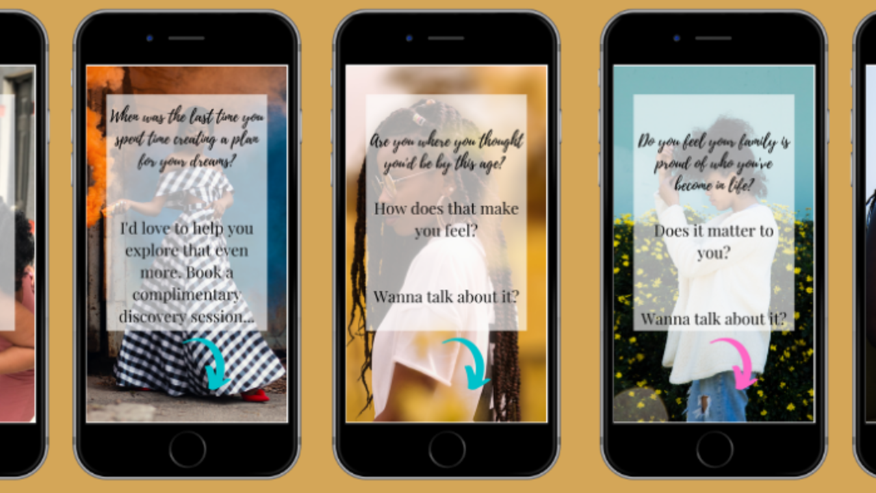 Instagram Story 'Conversation Starters' Templates Graphics For Coaches ...