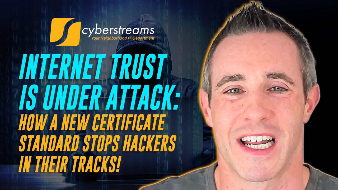 Internet Trust is Under Attack: How a New Certificate Standard Stops ...