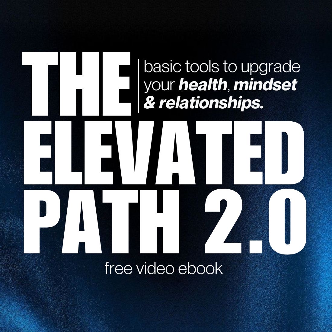 The Elevated Path 2.0 to Upgrading your Health, Mindset & Relationships