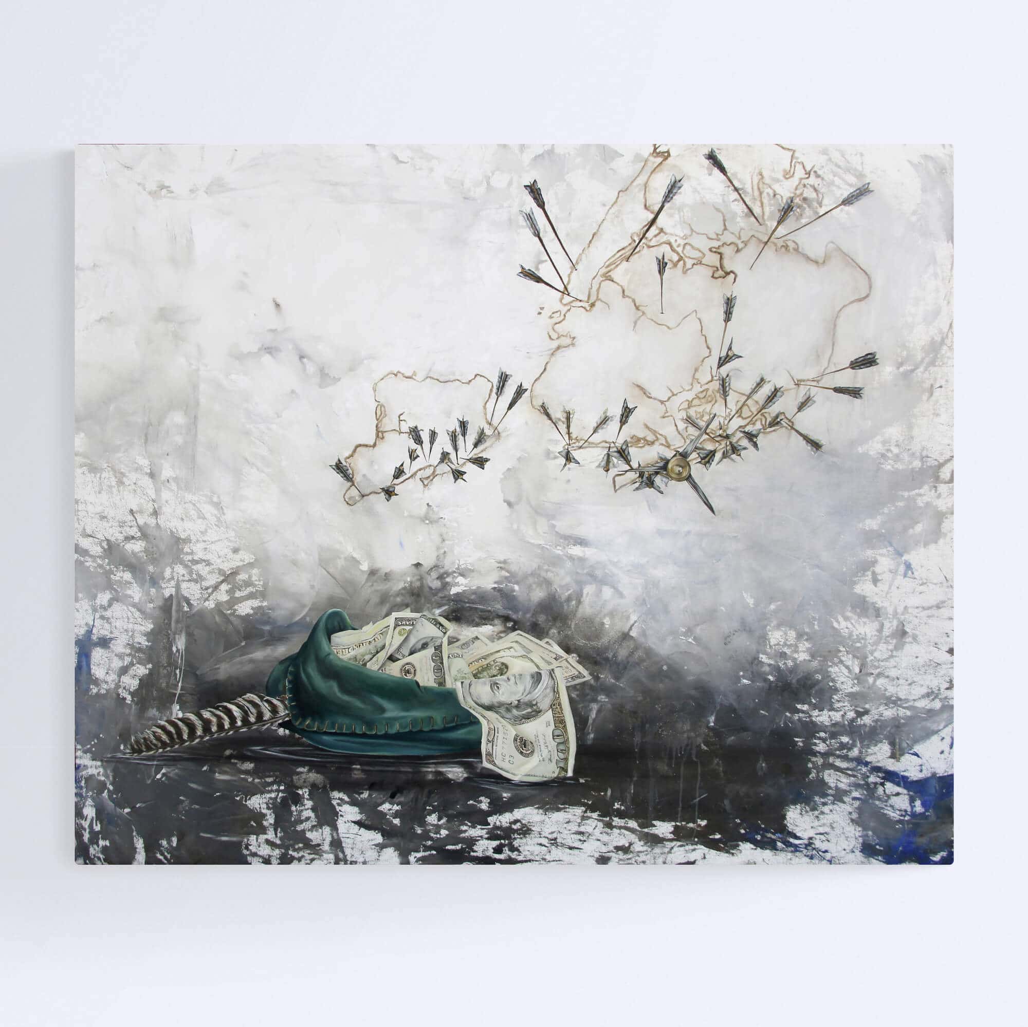 original art painting by nashville artist kristin abraham llamas