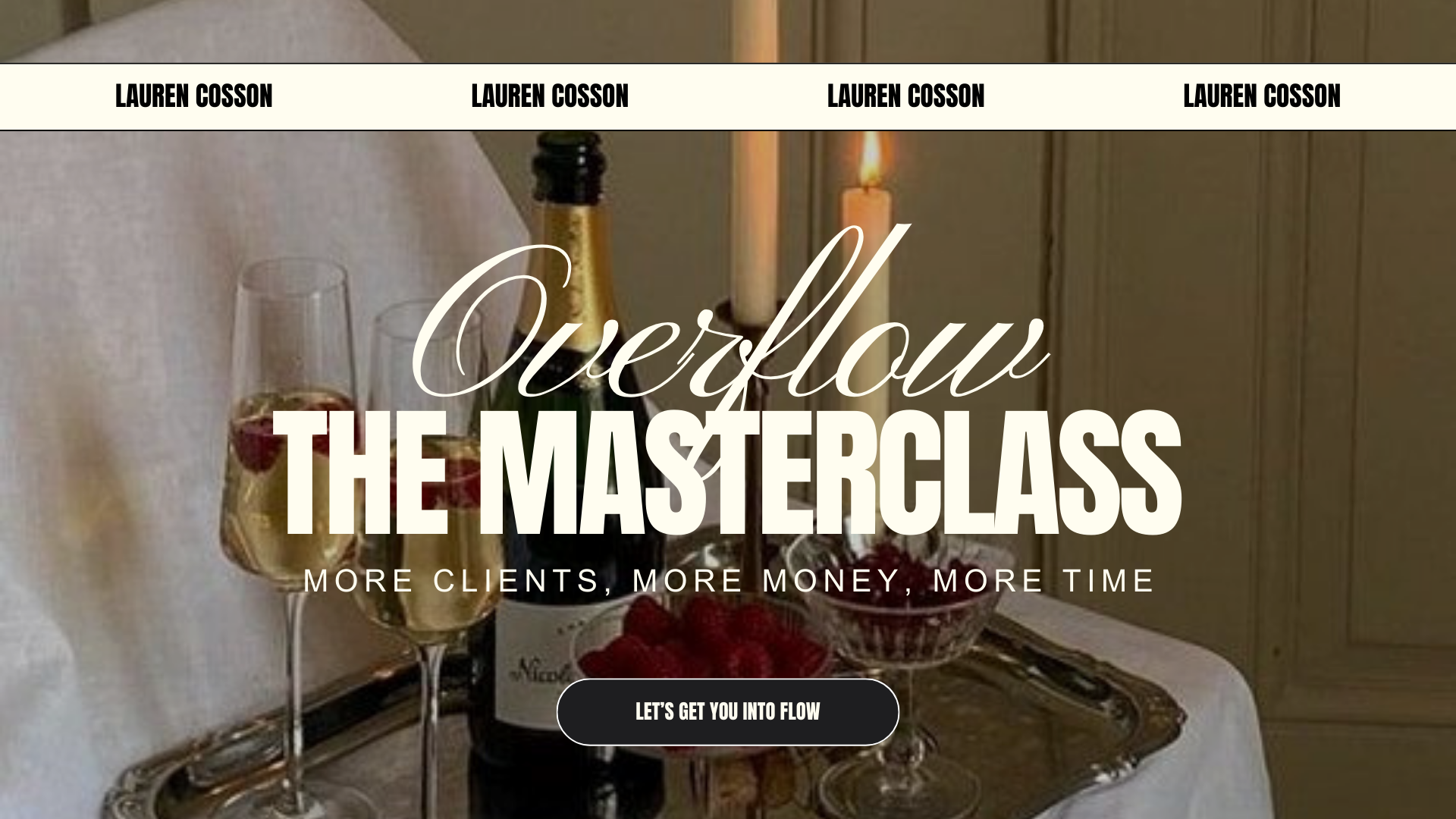 OVERFLOW THE MASTERCLASS